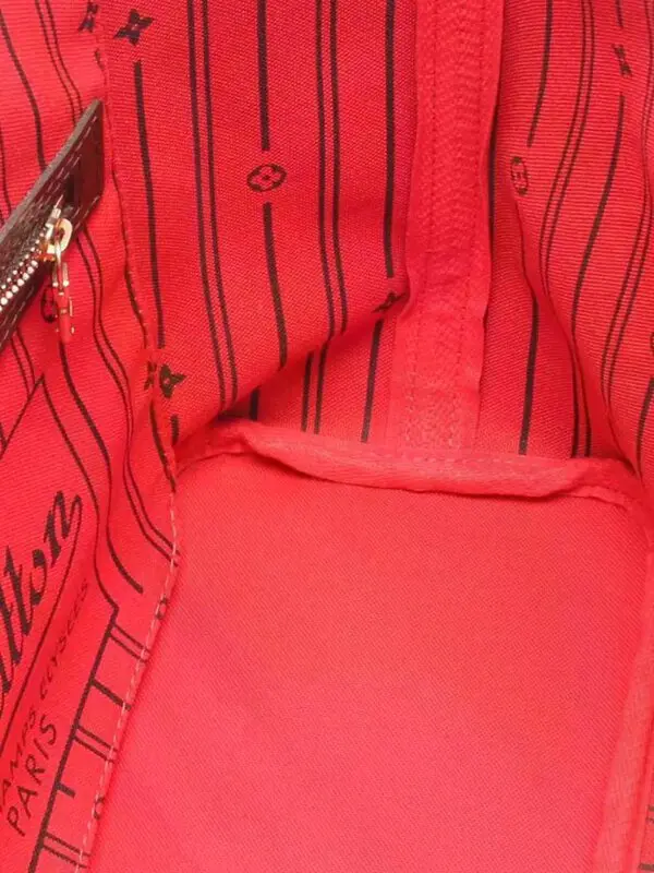 LOUIS VUITTON 2009 Damier Ebene Neverfull Pm Tote Bag - Brown