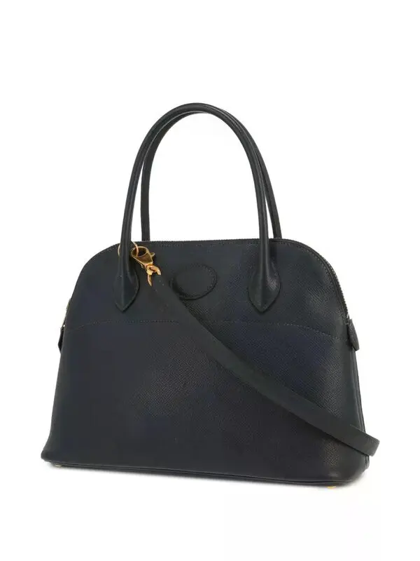 Hermès 1994 Bolide Leather Handbag - Blue