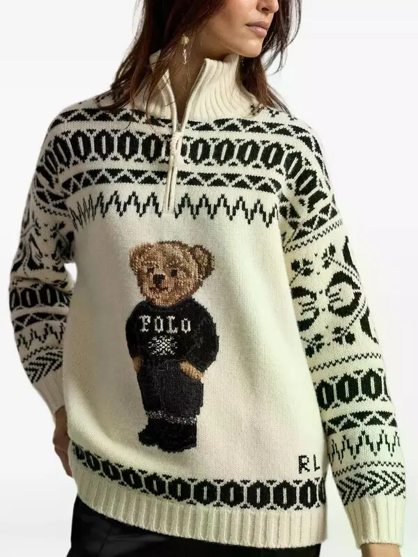 Polo Ralph Lauren Polo Bear Intarsia-knit Sweater