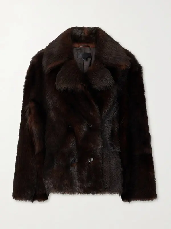 NILI LOTAN Cleophee Shearling Jacket