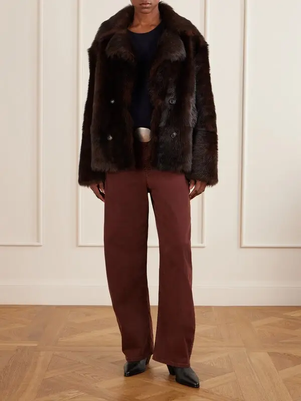 NILI LOTAN Cleophee Shearling Jacket