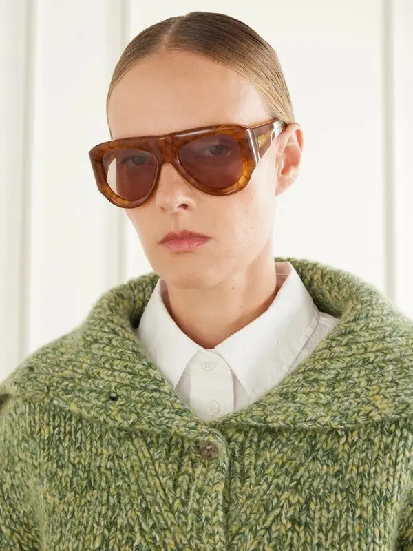JACQUES MARIE MAGE Barclay D-frame Acetate Sunglasses