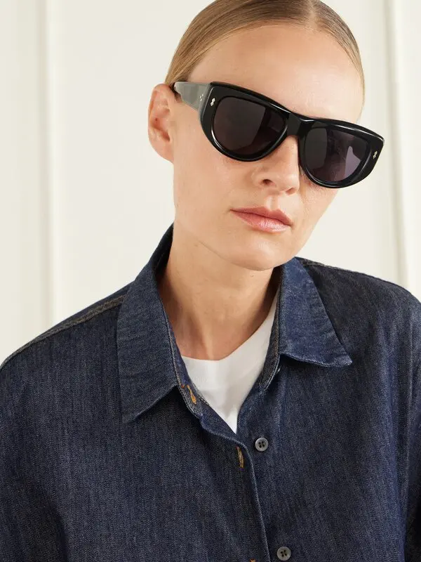 JACQUES MARIE MAGE Erin Wasson The Sud Square-frame Acetate Sunglasses