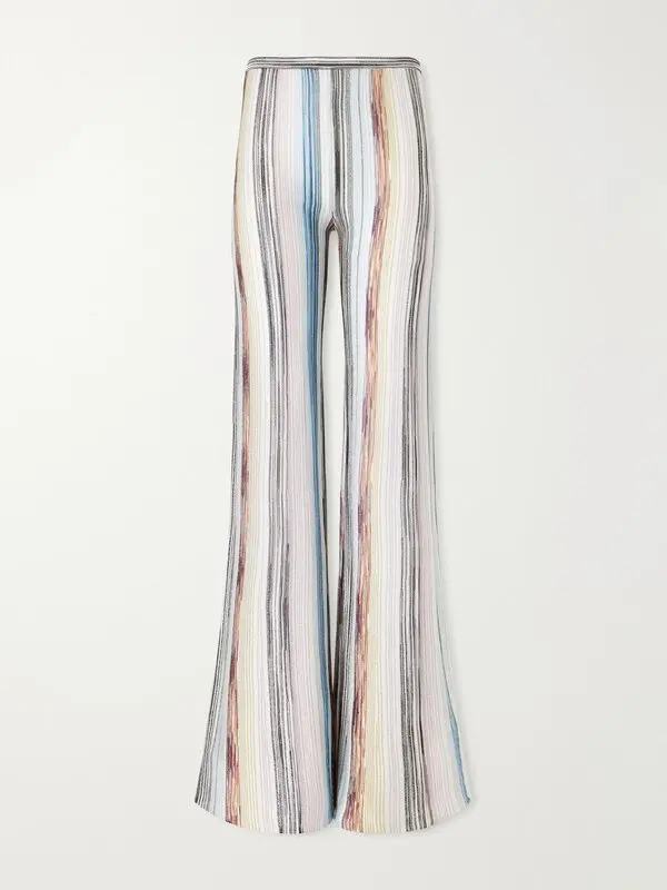 Missoni Striped Knitted Flared Pants