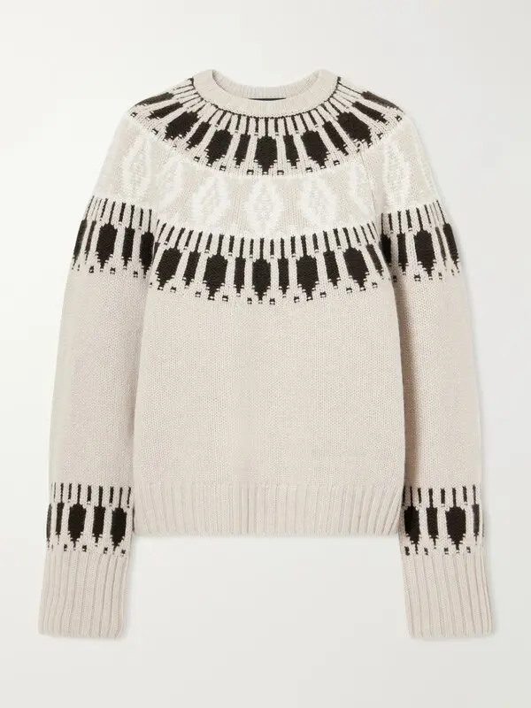 Arch4 Jackson Fair Isle Cashmere Sweater