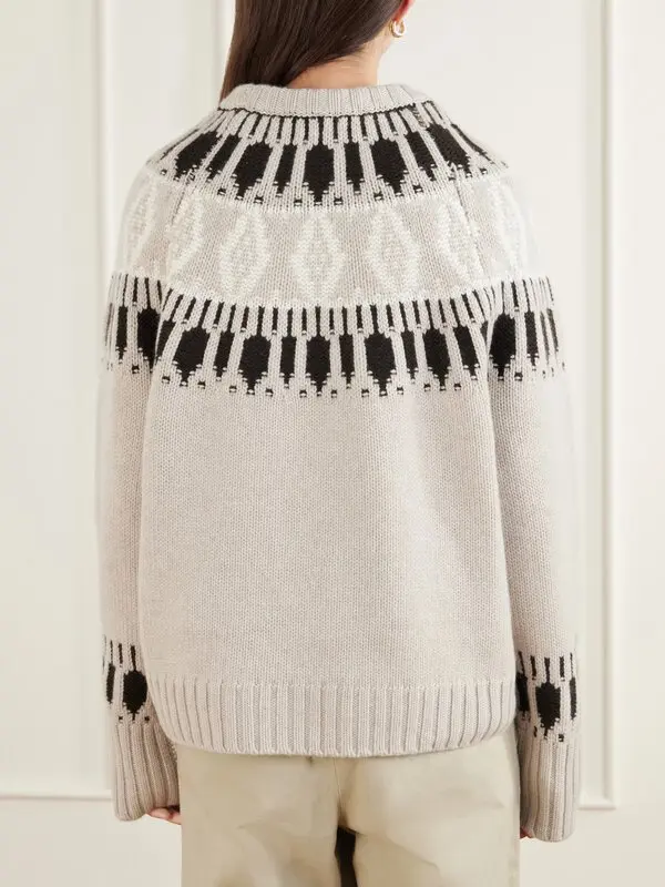 Arch4 Jackson Fair Isle Cashmere Sweater
