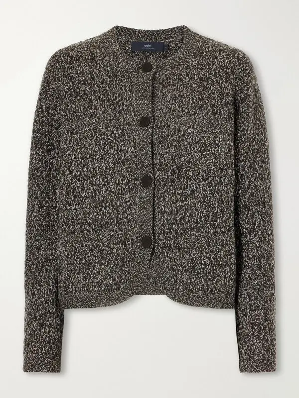 Arch4 Tulip Tweed Cashmere Cardigan