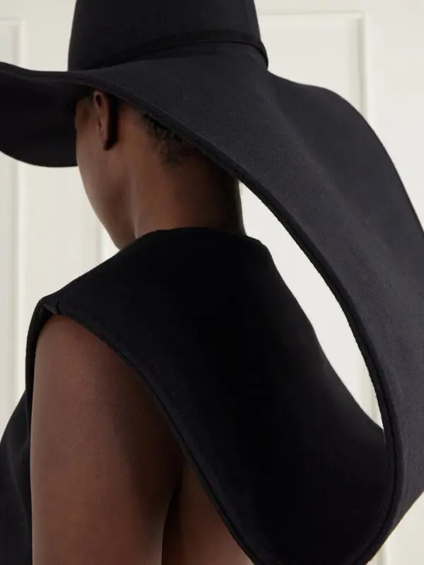 JEAN PAUL GAULTIER Cowboy Hat-detailed Wool-felt Vest