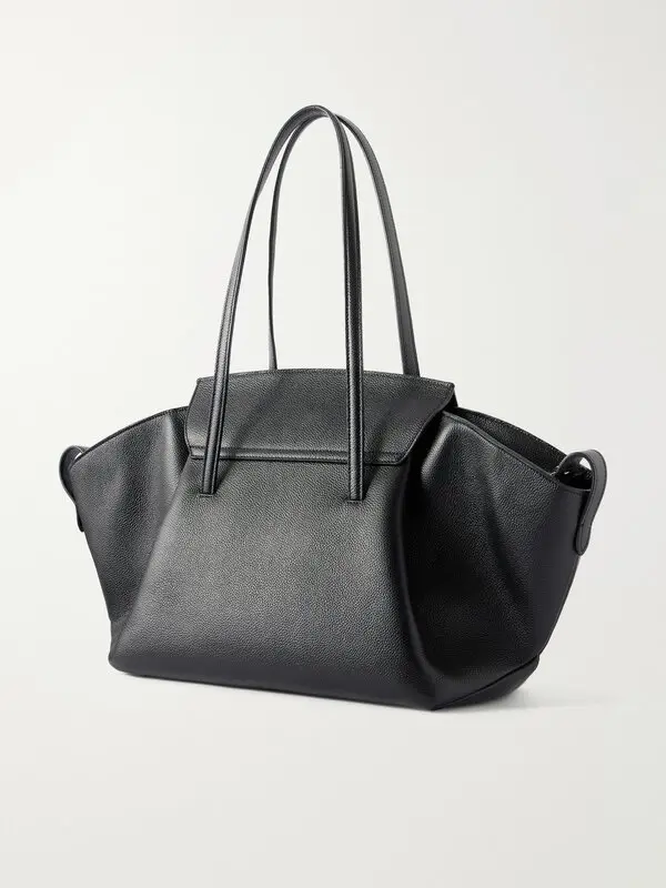 DEMELLIER The Brooklyn Leather Shoulder Bag - Black