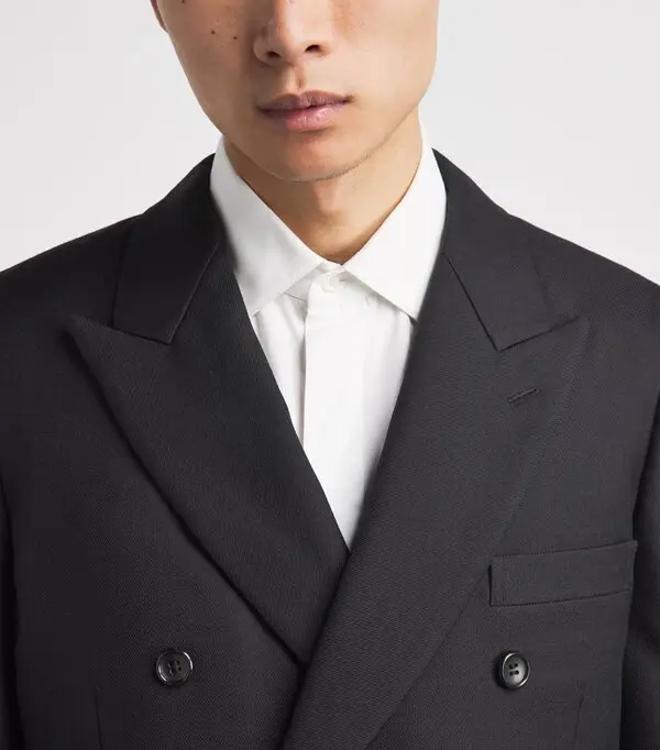 Comme Des Garçons Wool Cut-out Blazer