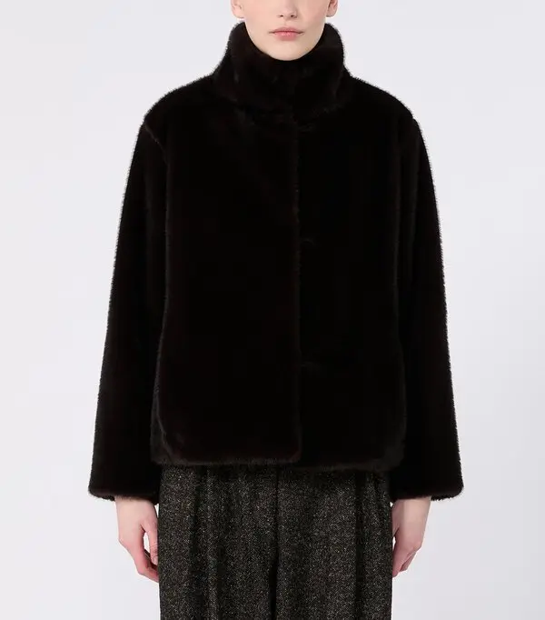 Max Mara Faux Fur Jacket