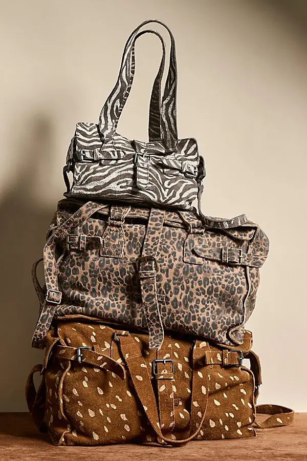 Free People Wild Thing Tote At - Leopard