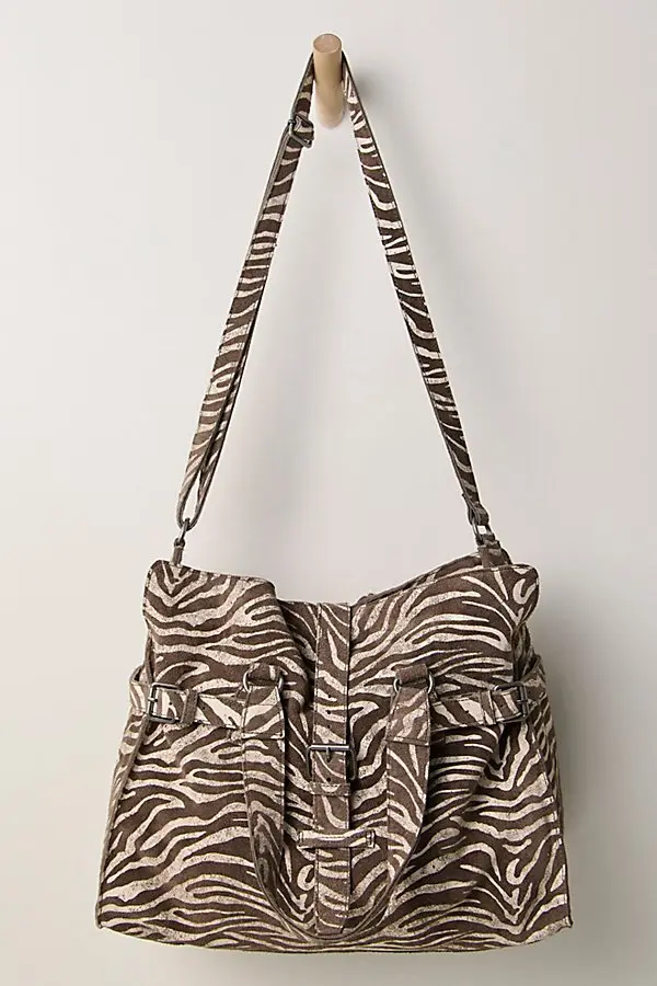 Free People Wild Thing Tote At - Zebra