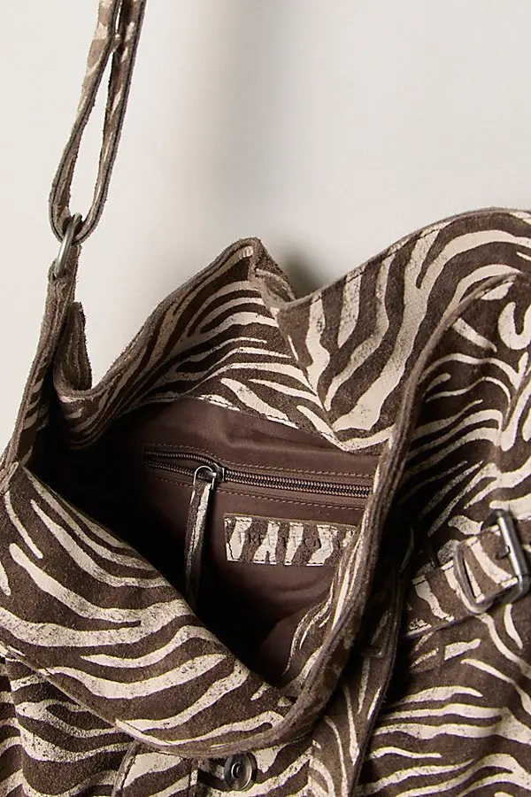 Free People Wild Thing Tote At - Zebra