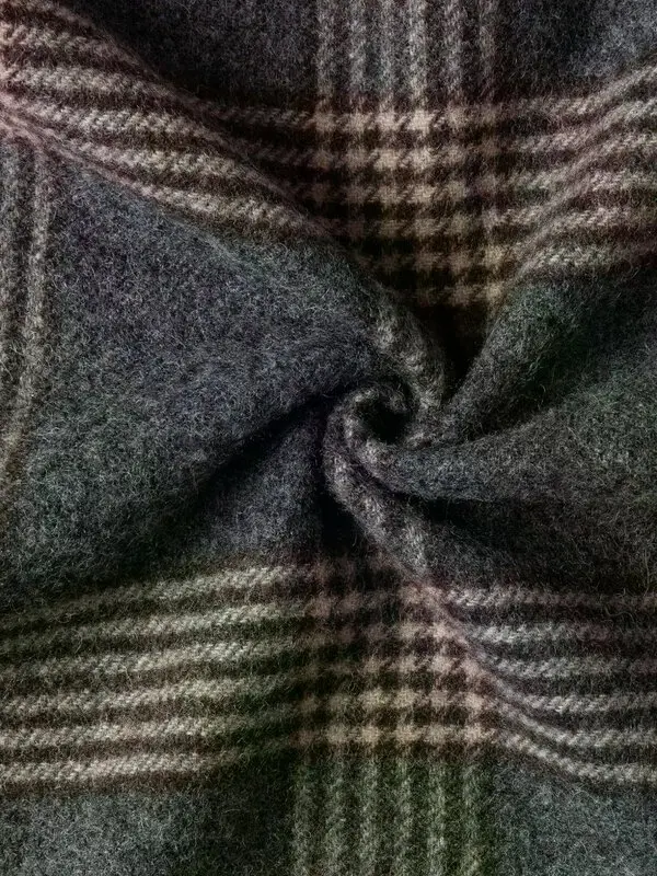 HACKETT  Plaid Logo-embroidered Scarf