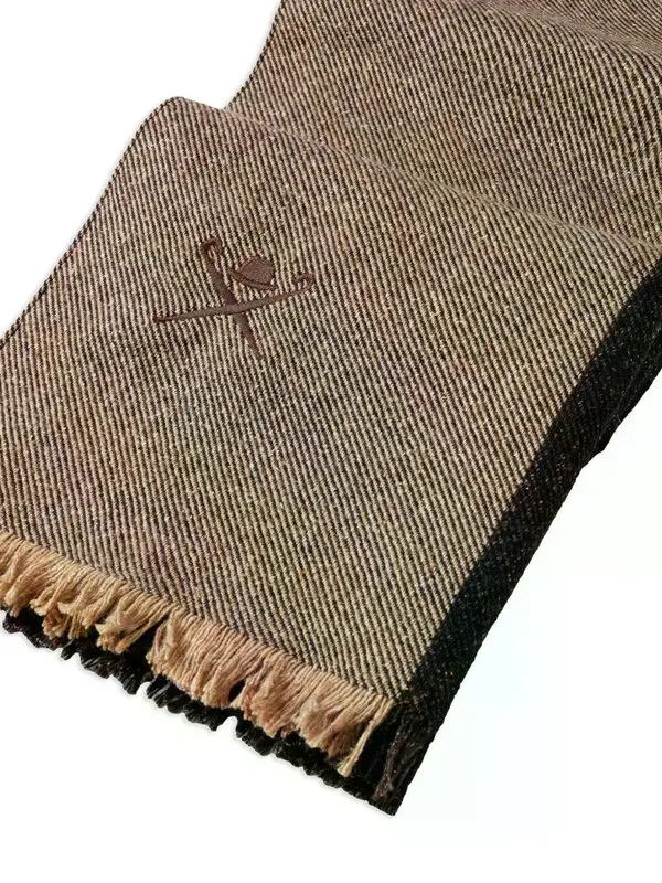 HACKETT  Brolly Frisby Fringed Scarf