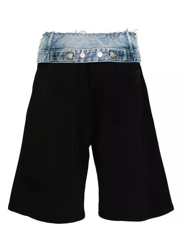 MAISON MARGIELA Denim-waist Track Shorts