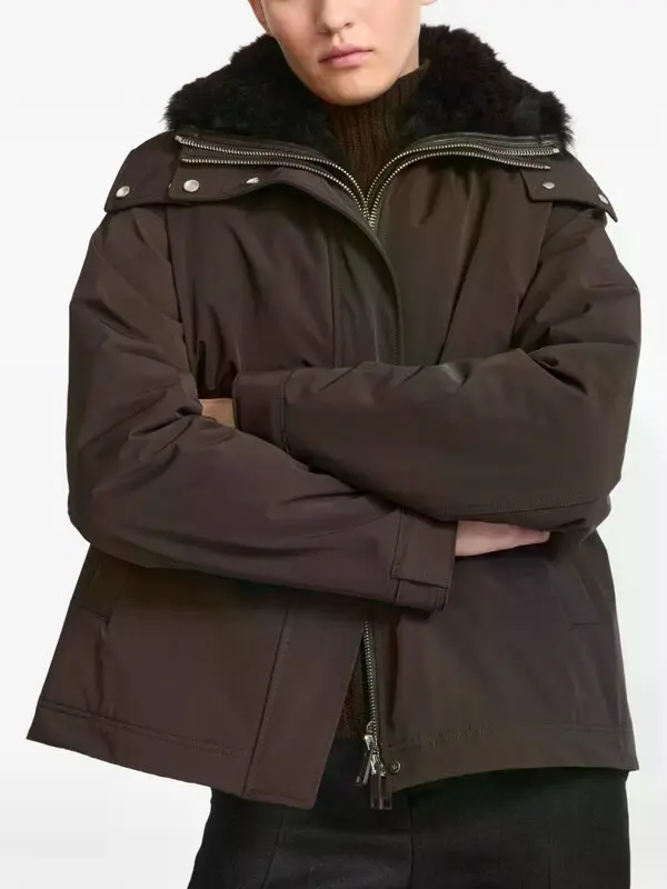 YVES SALOMON Shearling-trim Hooded Parka