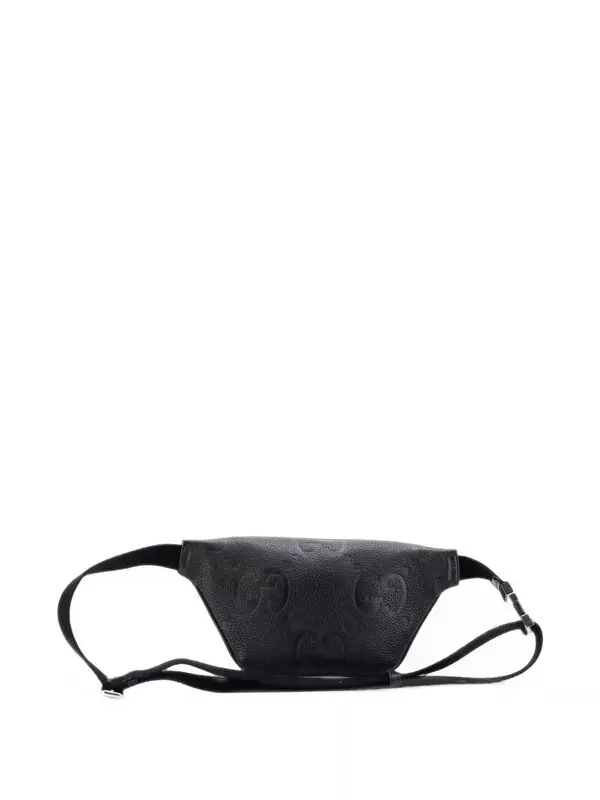 Gucci Jumbo Gg Embossed Leather Small Belt Bag