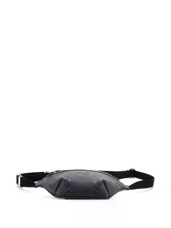 Gucci Jumbo Gg Embossed Leather Small Belt Bag