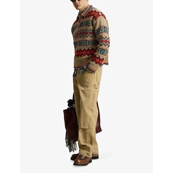 Polo Ralph Lauren Patterned Wool Knitted Jumper