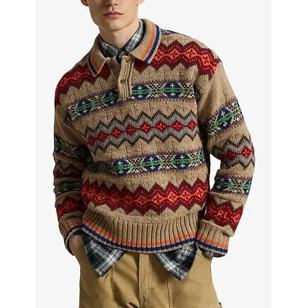Polo Ralph Lauren Patterned Wool Knitted Jumper
