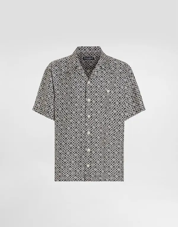 Dolce & Gabbana Silk Shirt With Tie Shirts
