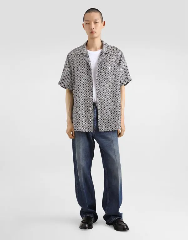 Dolce & Gabbana Silk Shirt With Tie Shirts