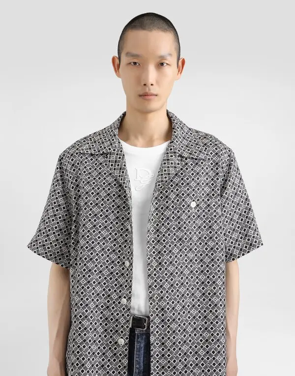 Dolce & Gabbana Silk Shirt With Tie Shirts