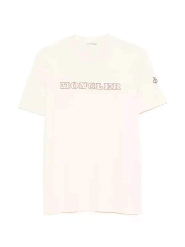 Moncler Logo-embroidered T-shirt