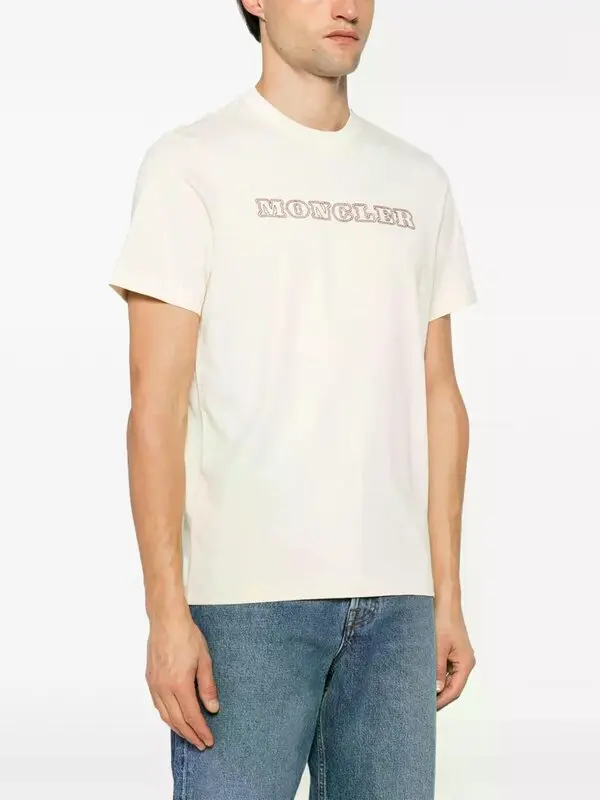 Moncler Logo-embroidered T-shirt
