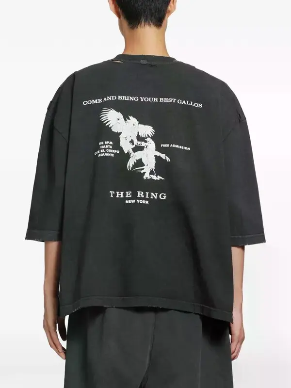 WILLY CHAVARRIA Ring Buffalo Graphic-print T-shirt