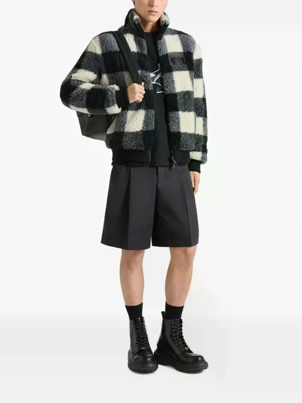 Givenchy Checked Fleece Jacket