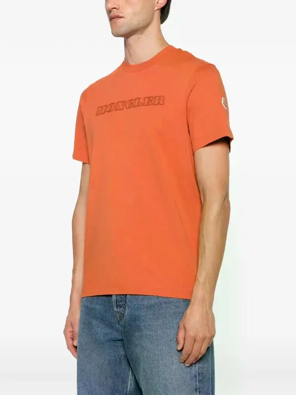 Moncler Logo-embroidered T-shirt