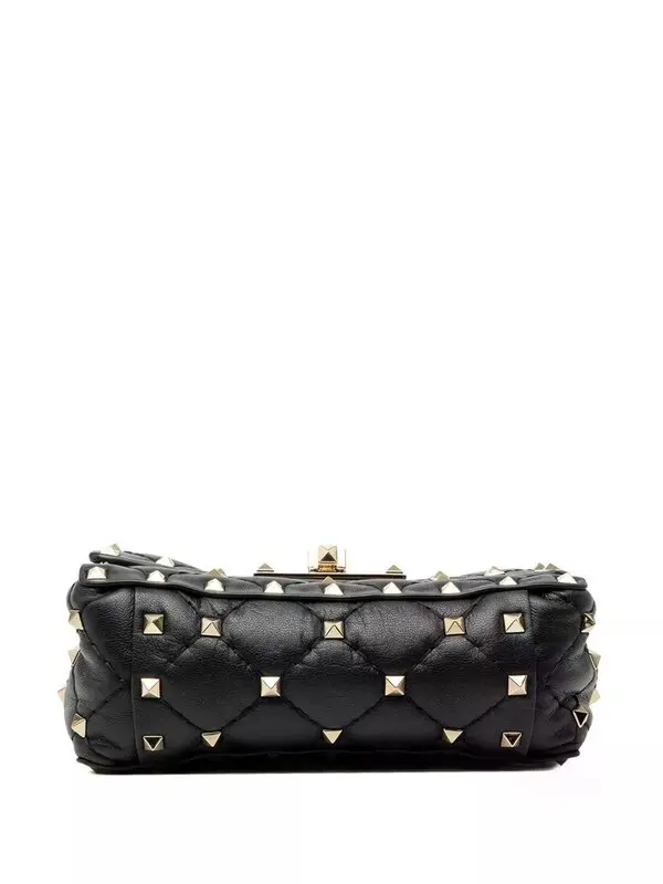 Valentino Garavani 2000-2017 Nappa Rockstud Spike Crossbody Bag