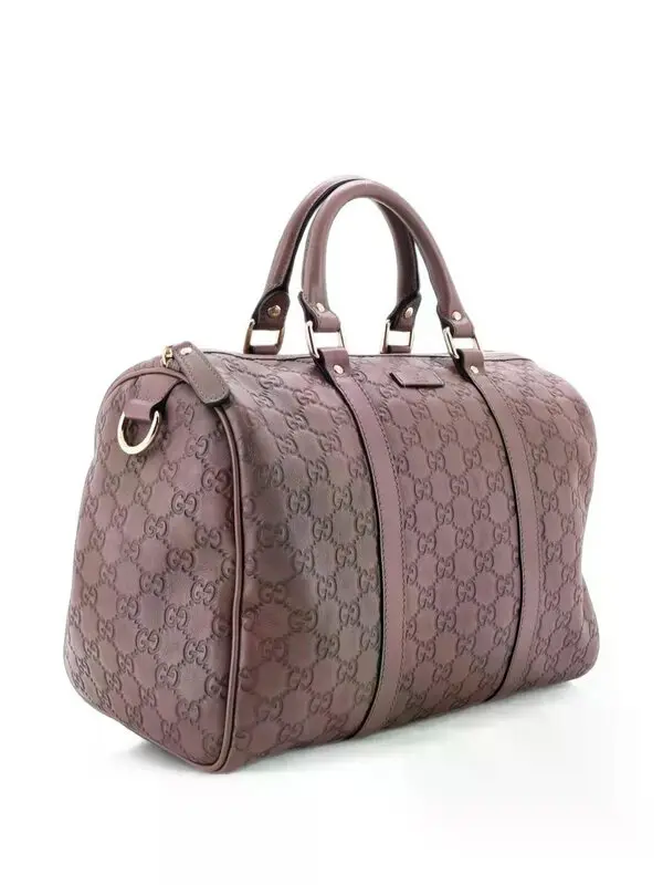 Gucci Joy Boston Bag Guccissima Leather Medium Handbag - Purple
