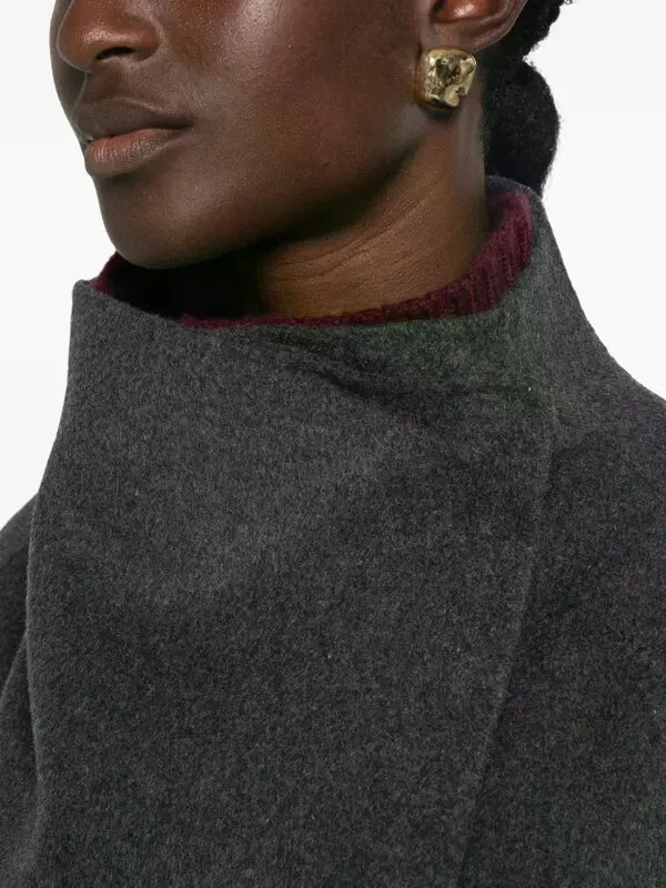 THE FRANKIE SHOP Leroy Funnel-neck Coat