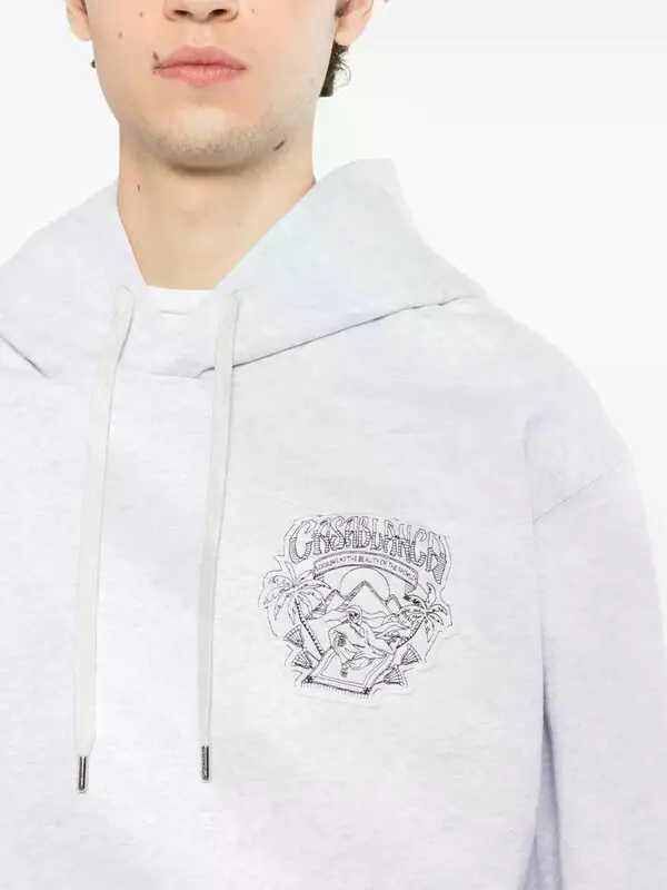 Casablanca Eveil Ancestral Applique Hoodie
