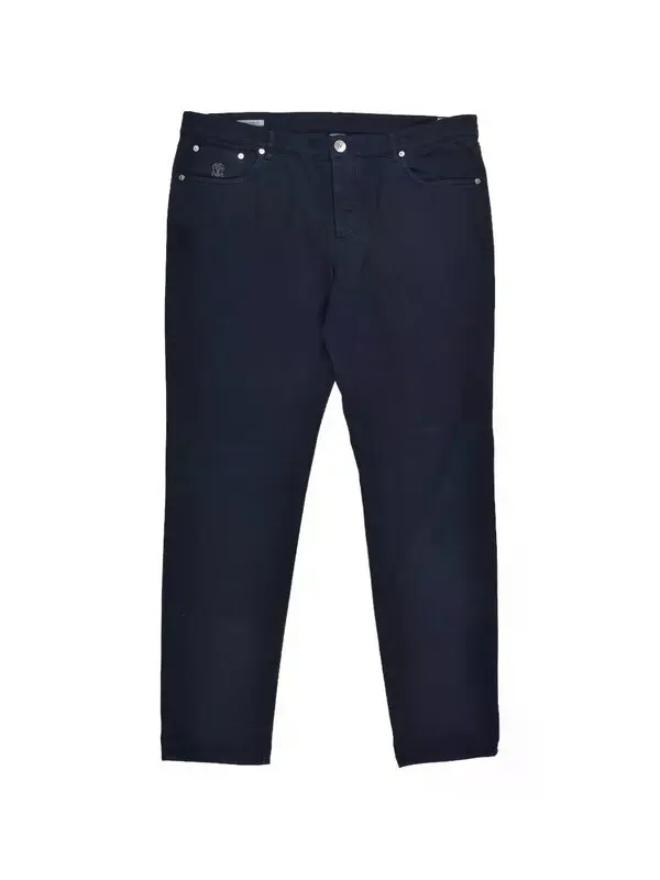Brunello Cucinelli Straight-leg Trousers - Blue