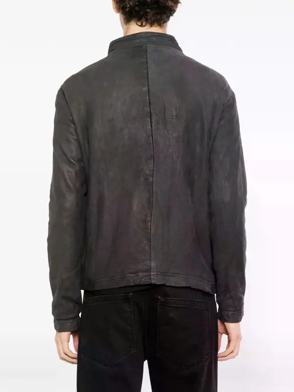GIORGIO BRATO Zip-up Leather Jacket