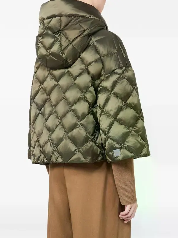 Max Mara Quilted Hooded Jacket