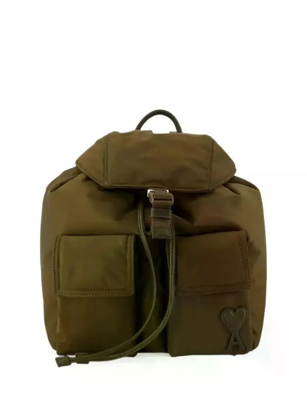AMI Paris Small Marcel Flap Backpack