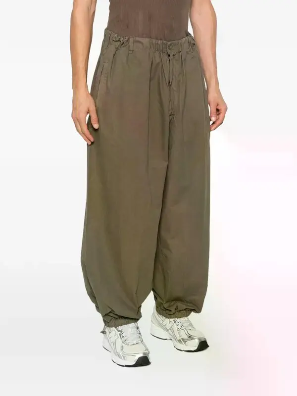 ENTIRE STUDIOS Elasticated Drawstring-hem Trousers