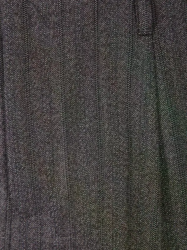 Emporio Armani Pinstripe-pattern Pleated Trousers