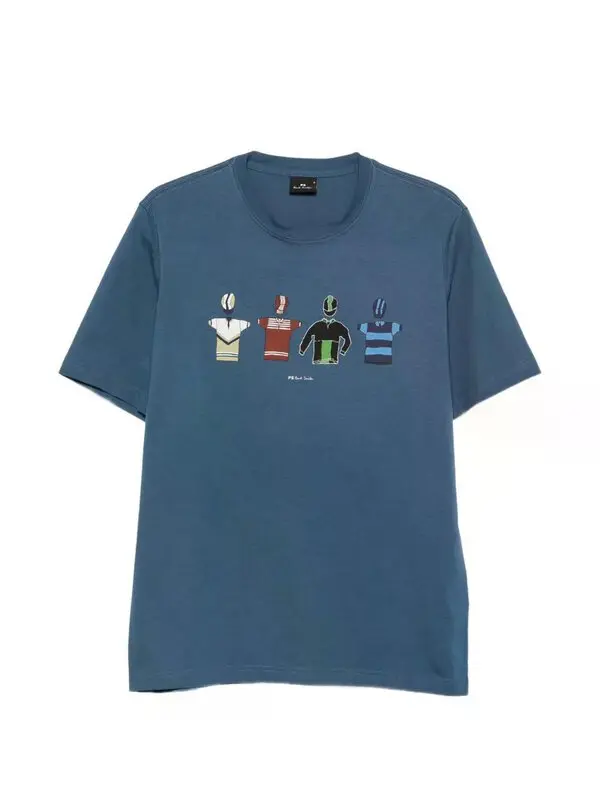 Paul Smith Graphic-print Organic-cotton T-shirt