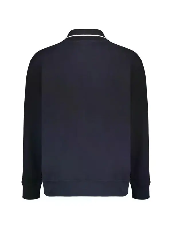 Paul & Shark Polo-collar Logo-patch Sweatshirt