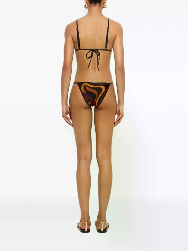 Emilio Pucci Marmo Print Bikini Bottom