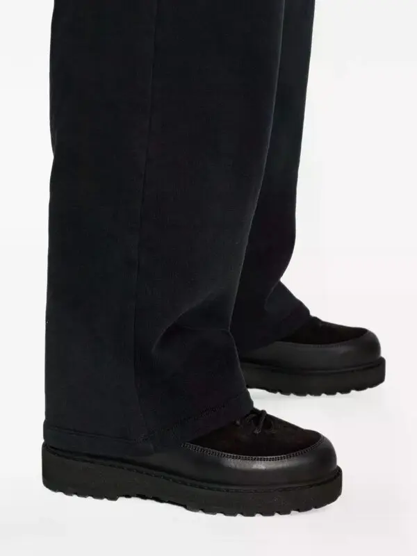 Diemme Cornaro Gala Leather Sneakers - Black