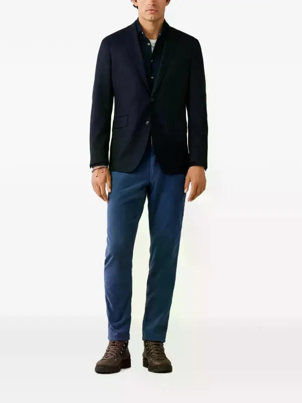 HACKETT  Single-breasted Flannel Blazer