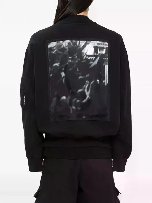 44 LABEL GROUP Graphic-print Zip-up Bomber Jacket
